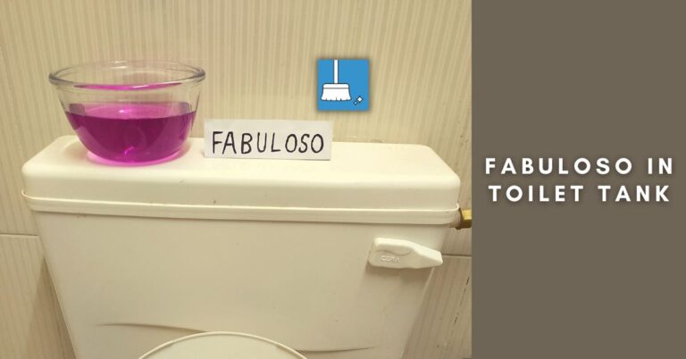 Putting Fabuloso In Toilet Tank